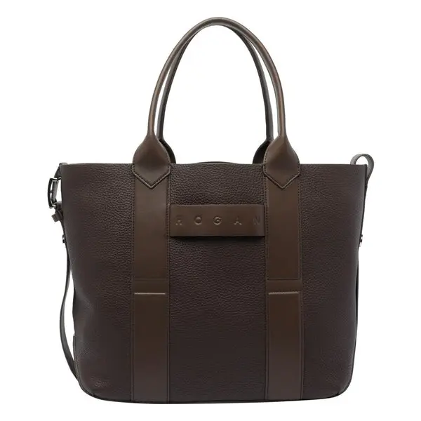 Hogan Script Medium Shopping Bag - Brown
