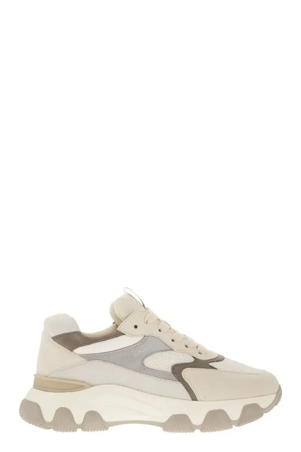 Hogan Hyperactive Leather And Fabric Trainers