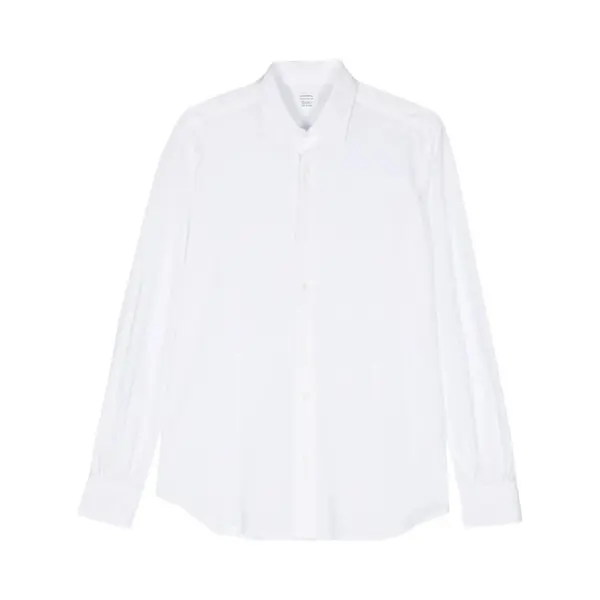 MAZZARELLI Cotton Seersucker Shirt - White