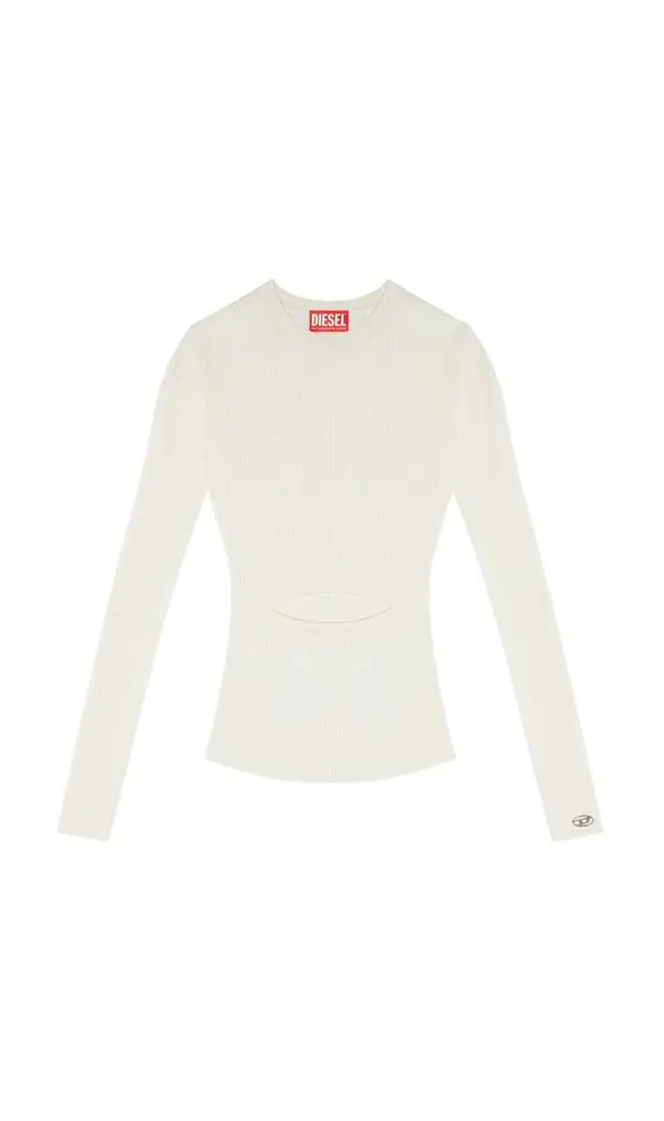 Diesel Long Sleeve Sweater - White