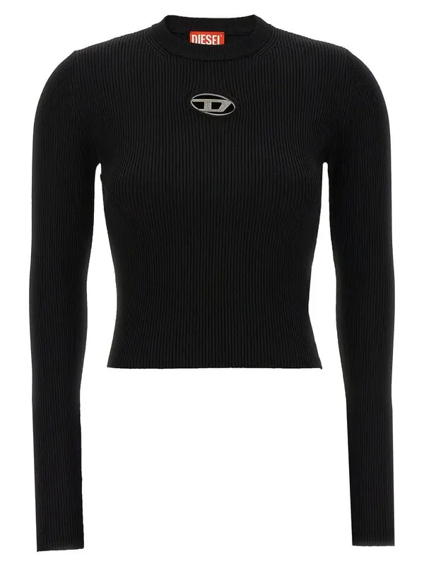 Diesel Ribbed Sweater - Black
