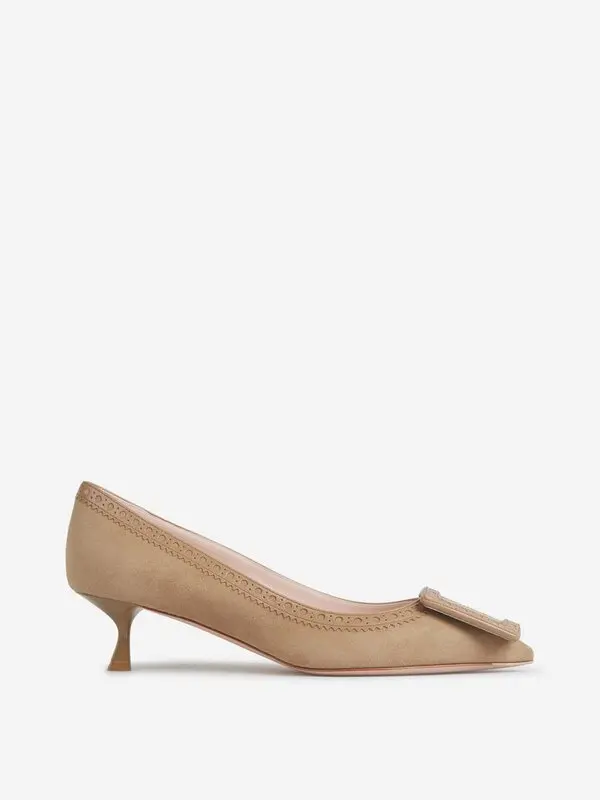 ROGER VIVIER Viv In The City Perfo Dec 45 Heeled Shoes