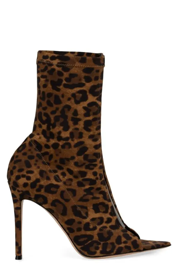 GIANVITO ROSSI Leather Ankle Boots - Multicolor