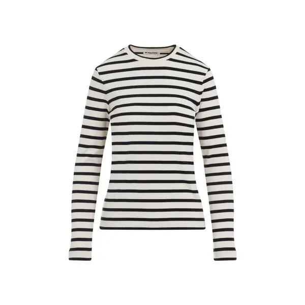 JIL SANDER Cotton Long Sleeved Top - Multicolour