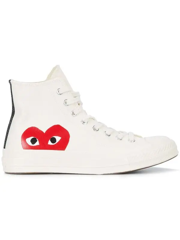 Play Comme Des Garcon X Converse Chuck Taylor High-top Sneakers