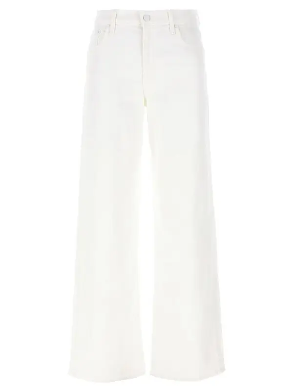 MOTHER The Spinner Zip Sneak Jeans