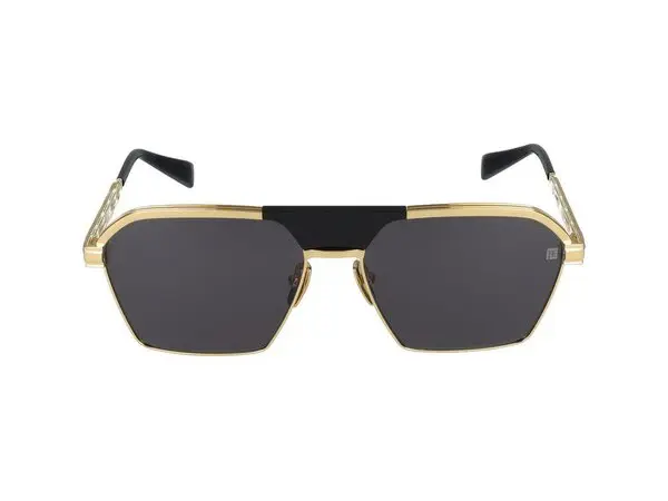 Balmain Round Frame Sunglasses - - Blk