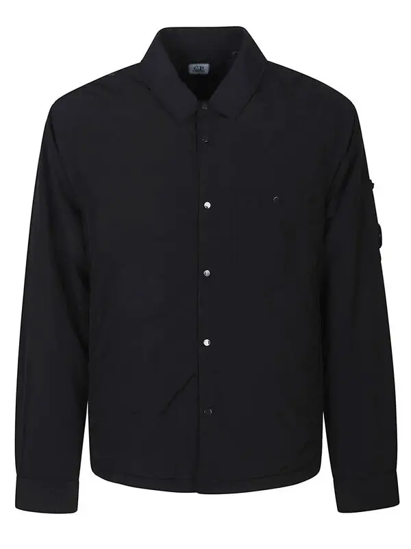 C.P. COMPANY Chrome-r Full Zip Overshirt - Blue