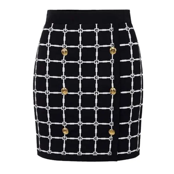 Elisabetta Franchi Skirt Gk10b51e2 685 - Nero Burro