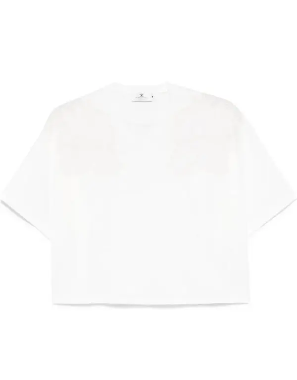 Elisabetta Franchi Cotton T-shirt - White