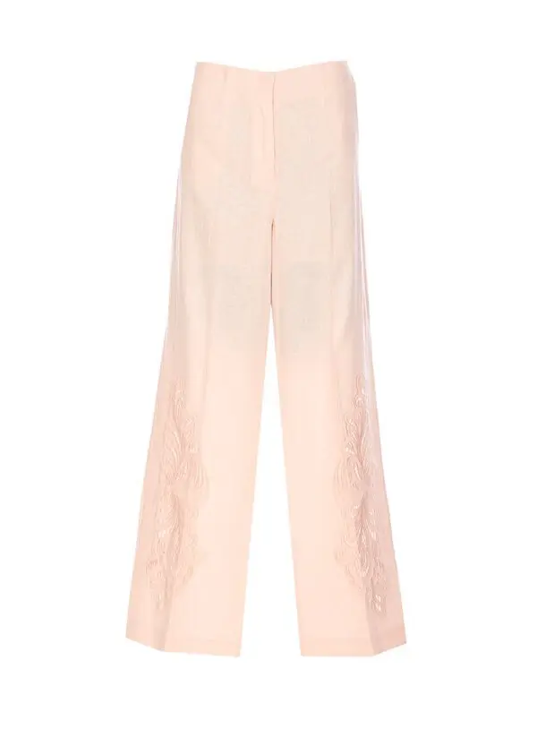TWINSET Wide Leg Trousers - Pink