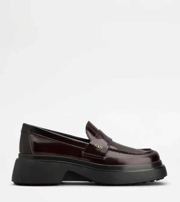 TOD'S Flat Loafer - Mosto