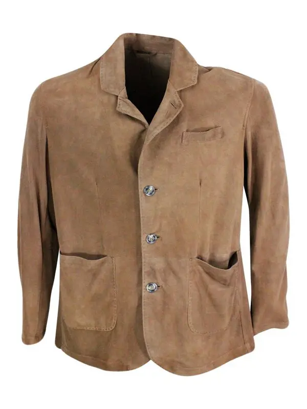 BARBA NAPOLI Dallas Suede Jacket