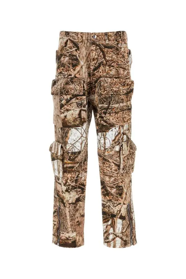 1989 STUDIO Cotton Cargo Jeans - Printed