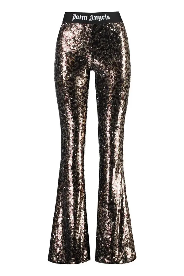 Palm Angels Sequined Trousers - Multicolor