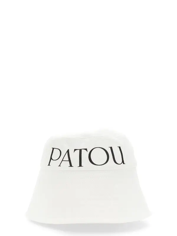 Patou Embroidered Cotton Hat - White