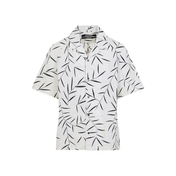 Jacquemus La Chemise Cuadro Shirt - Beige