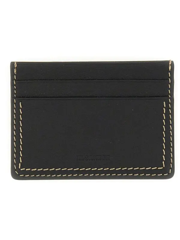 JIL SANDER Leather Card Holder