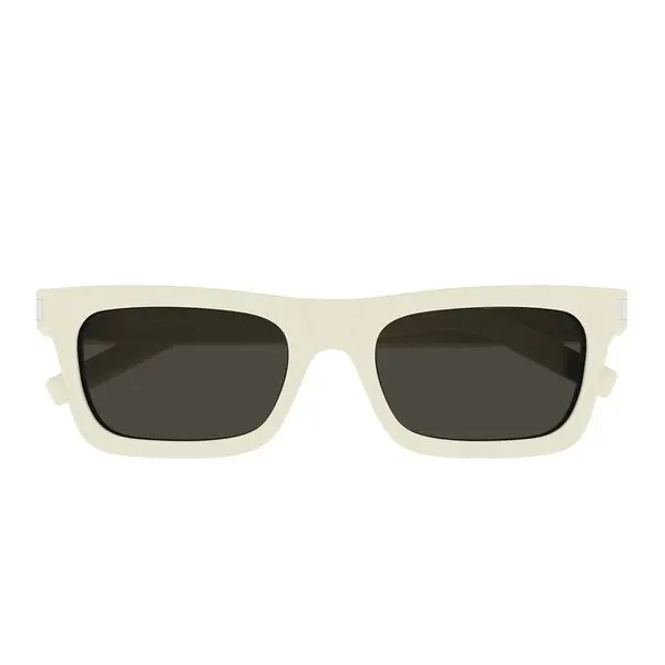 Saint Laurent Rectangle Sunglasses - Beige