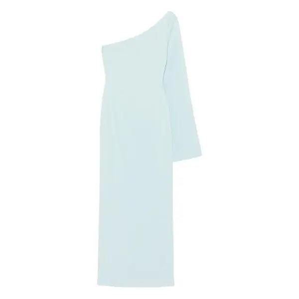 Solace London One-shoulder Midi Dress - Blue