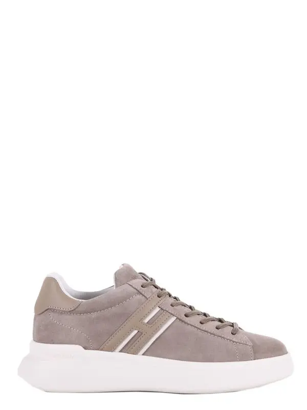 Hogan Suede Leather Sneakers - Beige