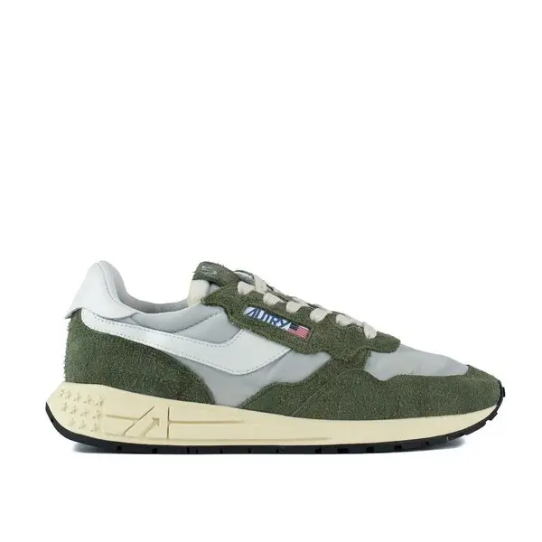 AUTRY Suede And Nylon Low Top Sneakers