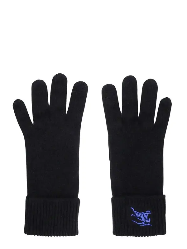 Burberry Cashmere Blend Gloves - Black