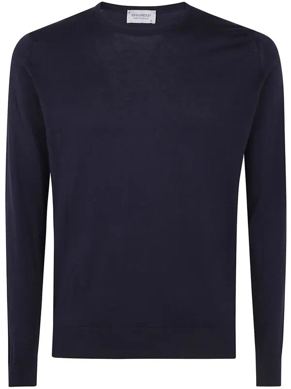 John Smedley Hatfield Long Sleeve Pullover - Blue