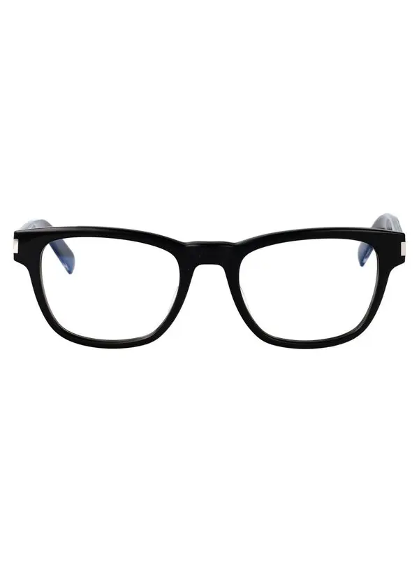 Saint Laurent Optical Eyeglasses - 001 Black Crystal Transparent