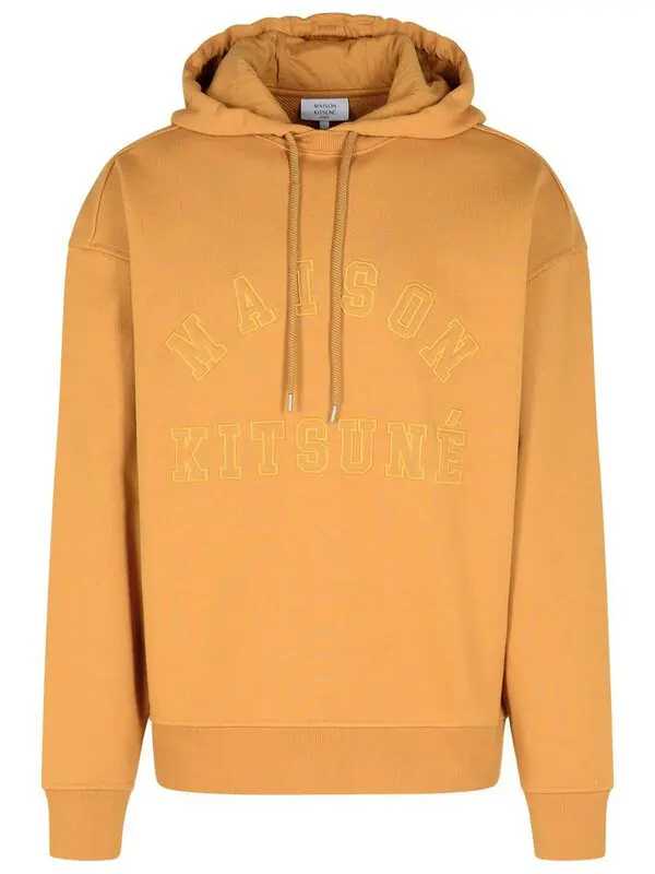 Maison Kitsuné Varsity Cotton Sweatshirt - Beige
