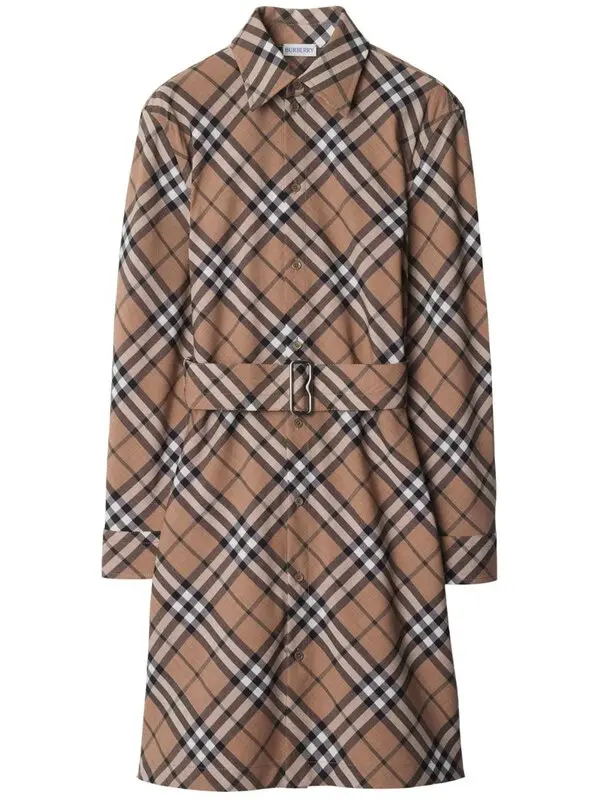 Burberry Nova Check Pattern Dress - Linden