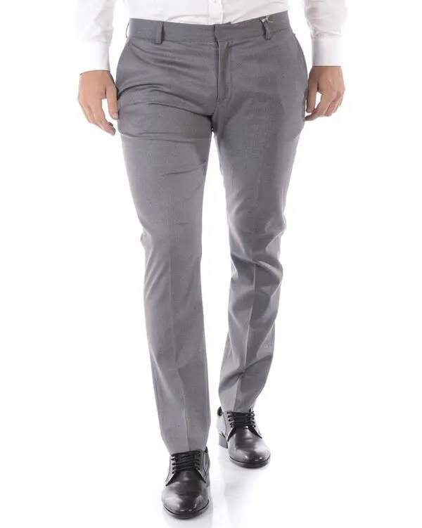 DANIELE ALESSANDRINI Slim Fit Trousers - Grey