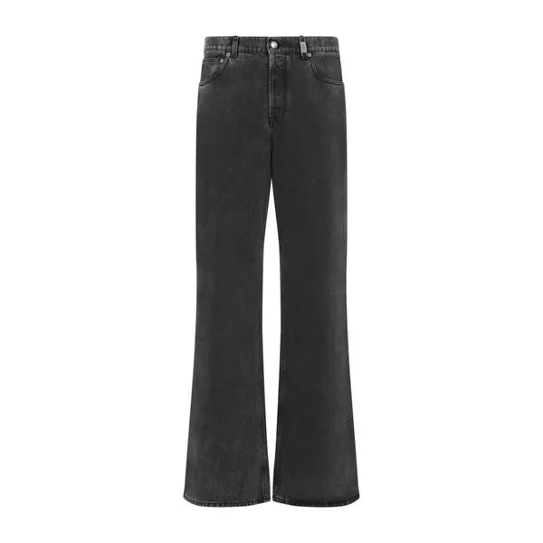 Alexander McQueen Low Rise Baggy Jeans - Black