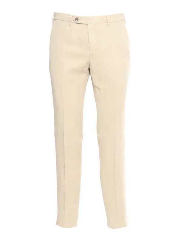 PT TORINO Slim Fit Trousers - Beige