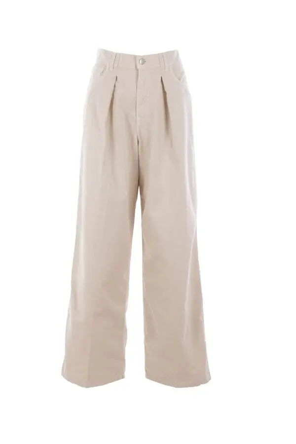 HAIKURE Wide Leg Jeans - Sandshell