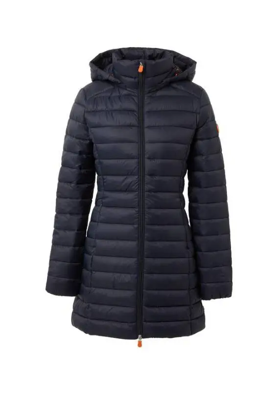 SAVE THE DUCK Carol Long Down Jacket - Blue