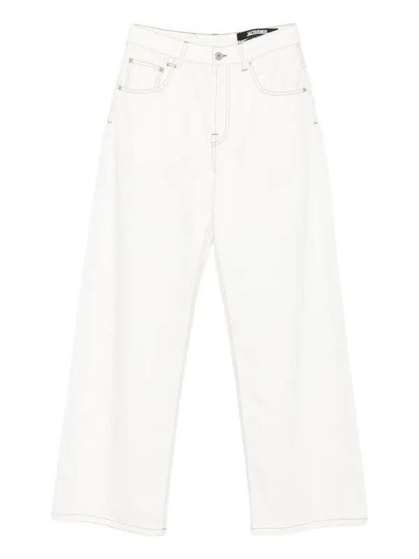 Jacquemus Pleated Jeans - Multicolor