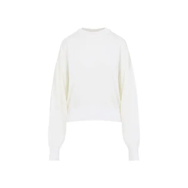 Jacquemus Le Brode Merino Wool Pullover - White
