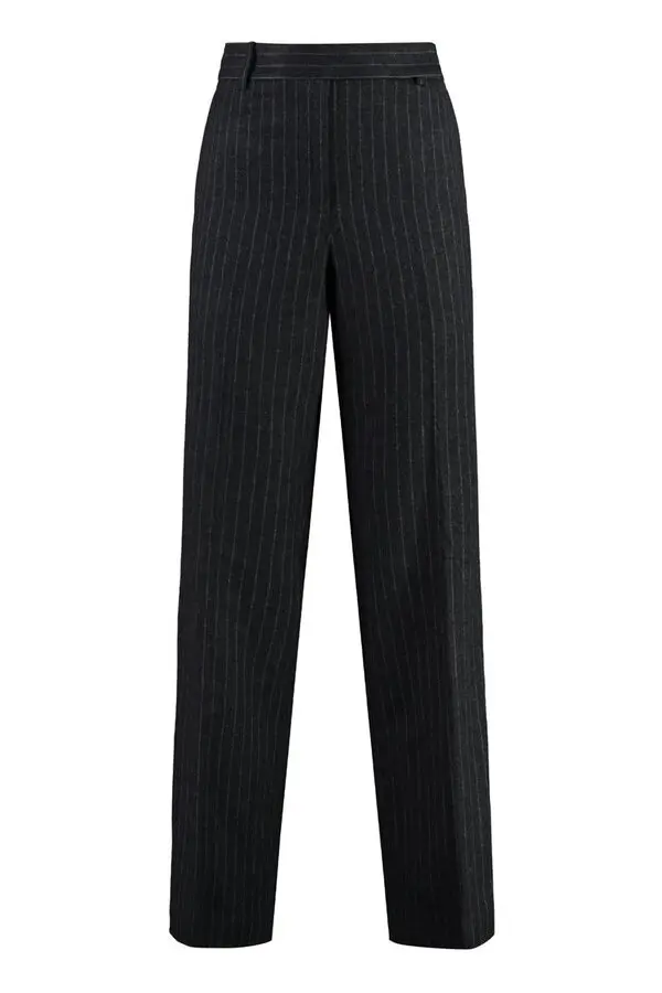 Michael Kors Pinstriped Wool Trousers