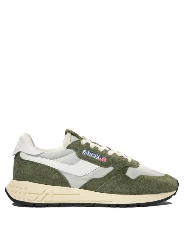 AUTRY Suede And Nylon Reelwind Low Sneakers