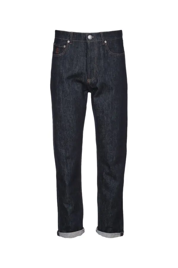 Brunello Cucinelli Cotton Denim Pants - C9014