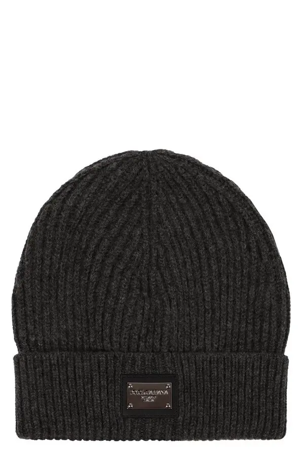 Dolce & Gabbana Ribbed Knit Beanie