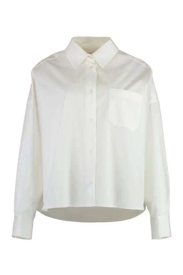 Max Mara Aureo Cotton Poplin Shirt
