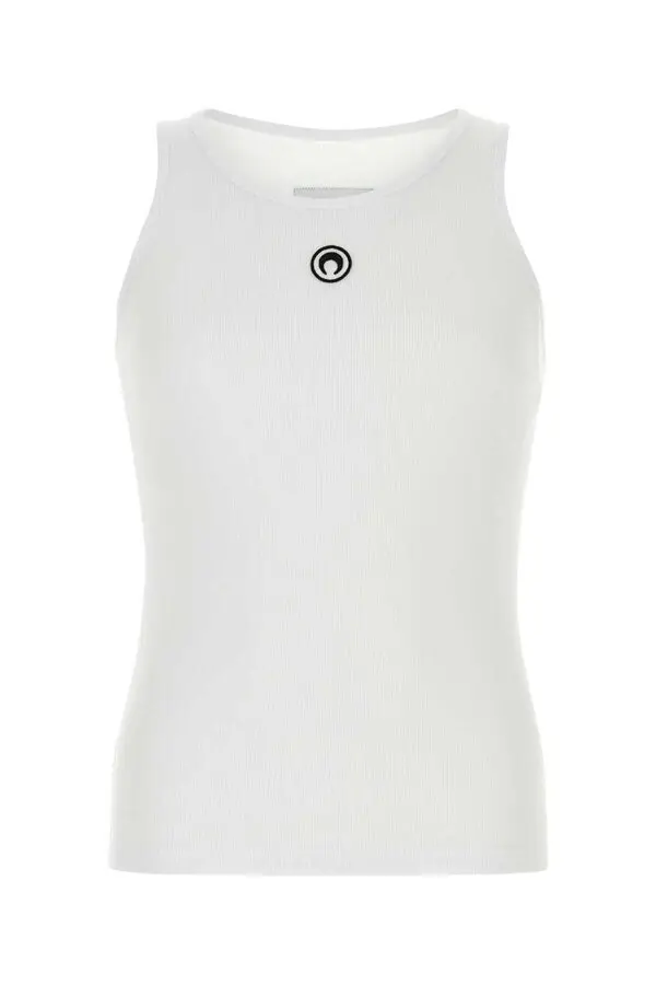 MARINE SERRE Tank Top - White