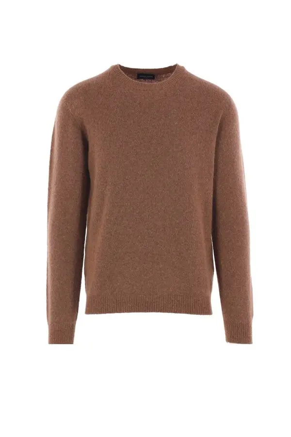 ROBERTO COLLINA Knit Sweater - Brown