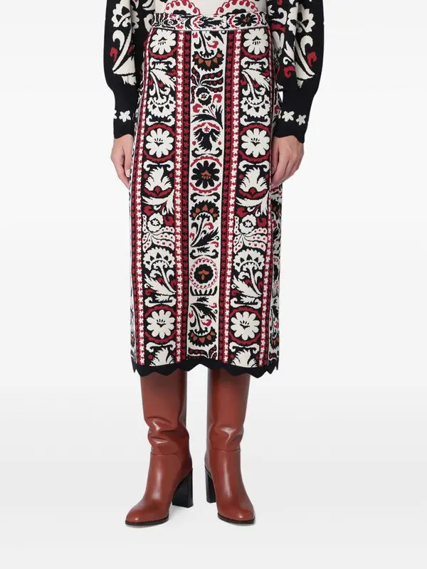 Farm Rio Wraparound Skirt - Multicolor