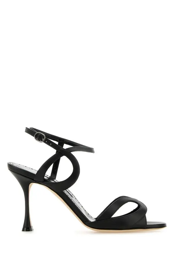 Manolo Blahnik Elfajrsan Os Sa Rial 090 Sandals - Black