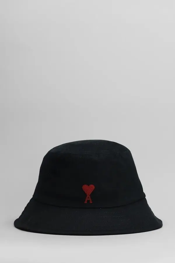 Ami Cotton Cap - Black
