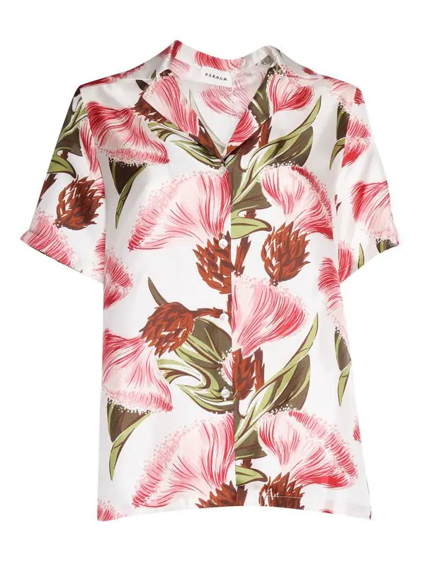 P.a.r.o.s.h Silk Shirt - White