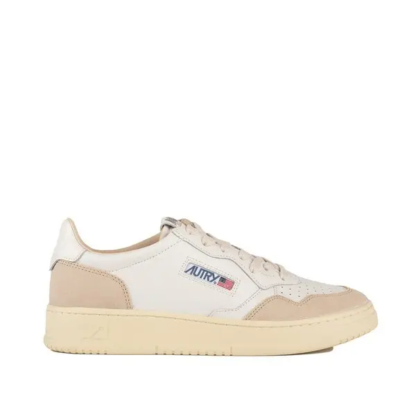 AUTRY Medalist Low Suede And Leather Sneakers